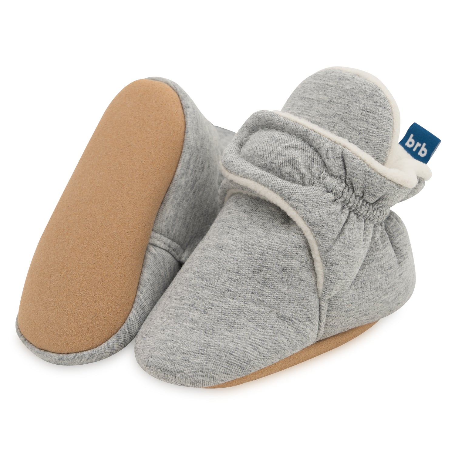 Grey Baby Booties | BirdRock Baby