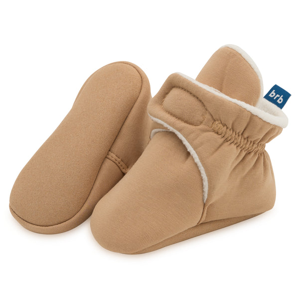 Baby Booties: Soft Cotton with Gripper Bottoms | BirdRock Baby